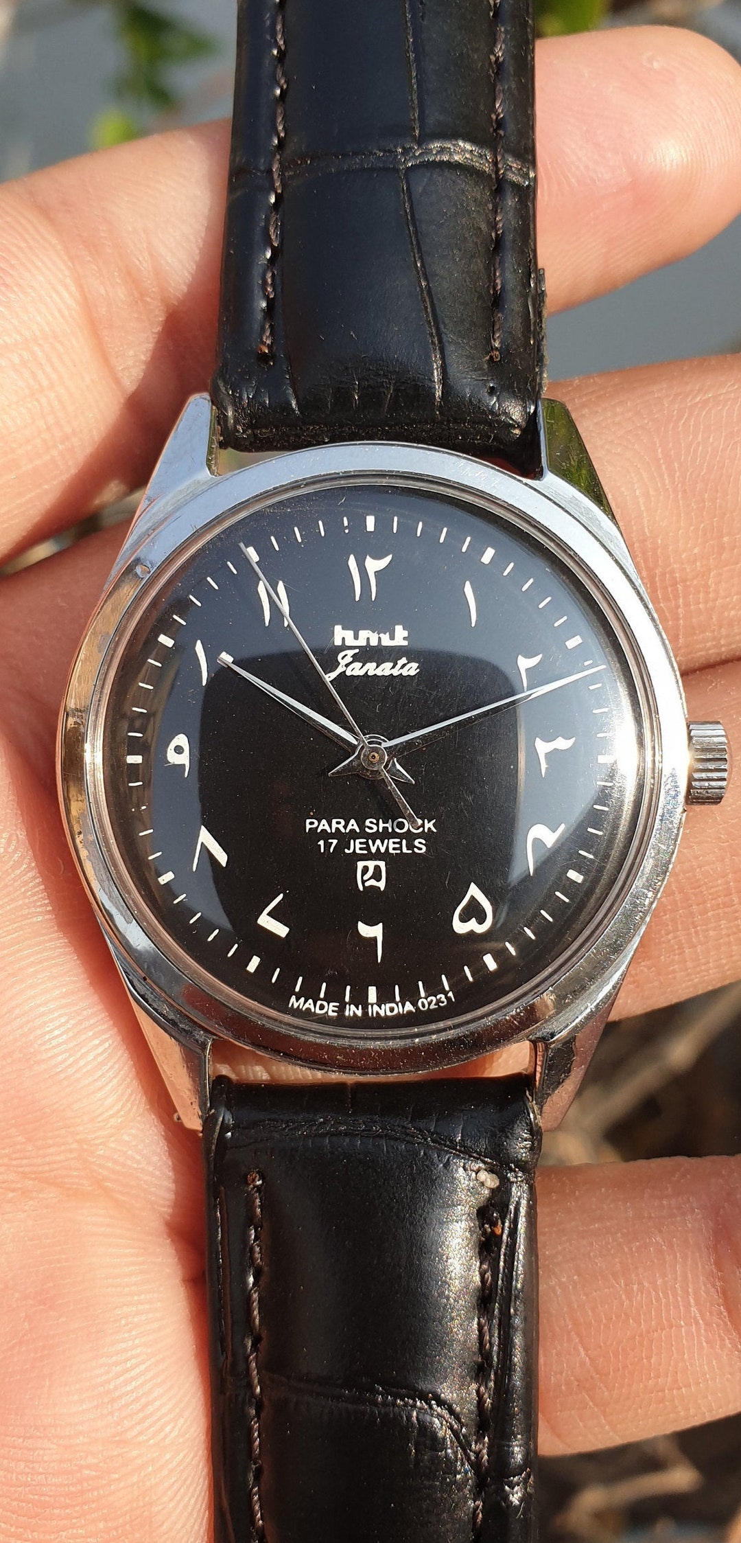 Vintage HMT Janata Arabic Numerals Hand Winding Mens Wrist Watch - Etsy