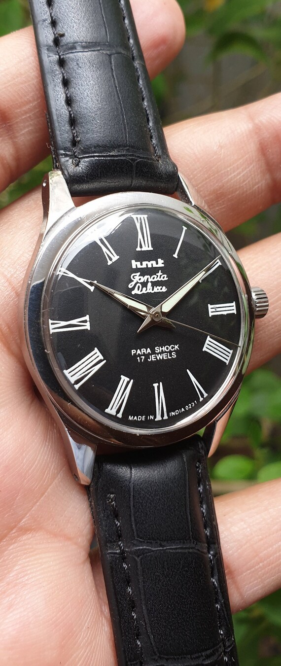 Vintage Hmt janata deluxe roman numerals manual windi… - Gem