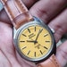 Vintage HMT Kohinoor Yellow Dial Hand Winding 17 Jewels Wrist Watch - Etsy