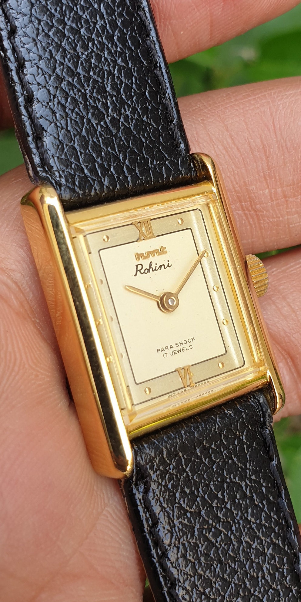 HMT Rohini Tank Golden Dial Two Hands Hand Winding 17 Jewels - Etsy