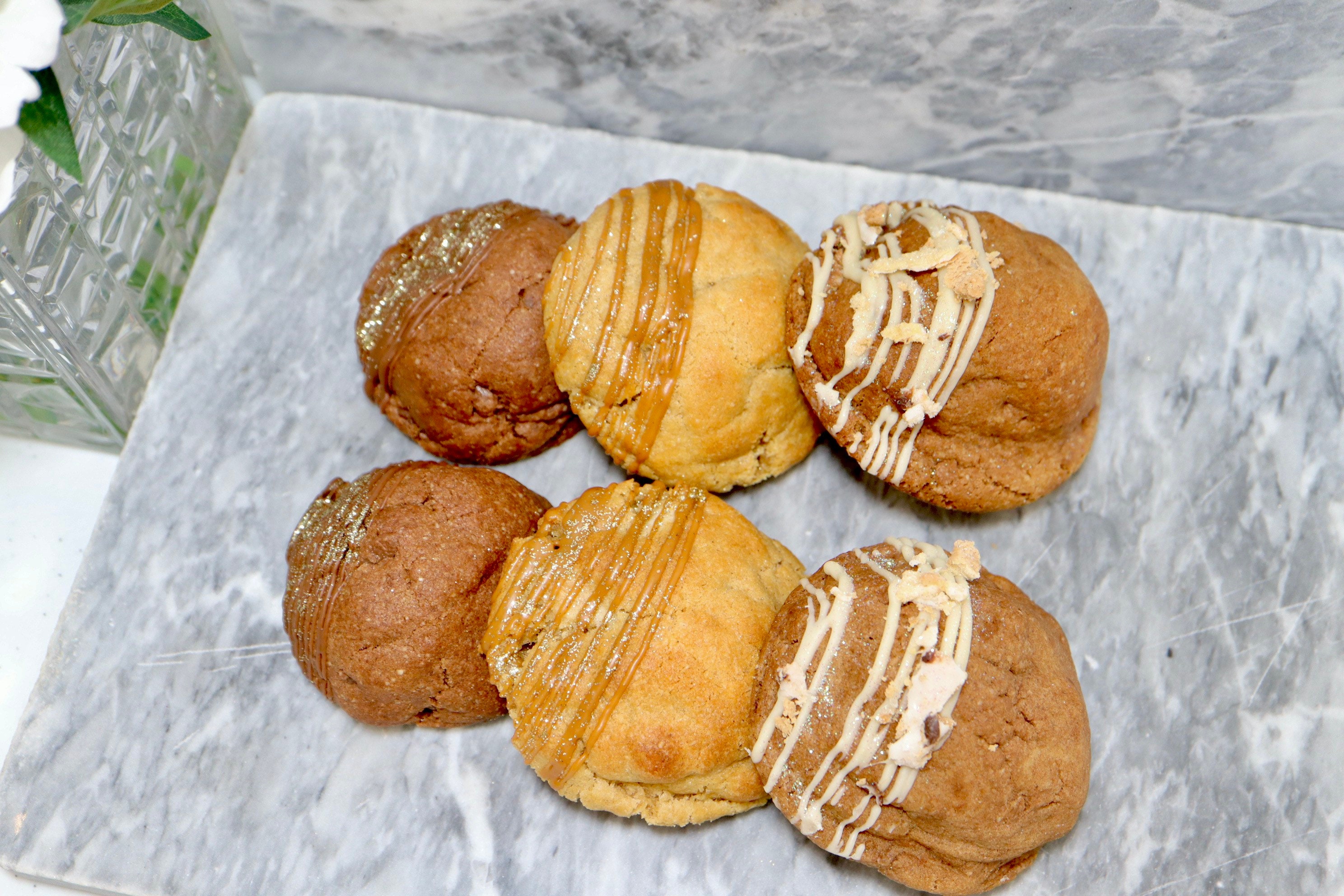 Biscoff & Chocolate Protein Cookie Box - Etsy