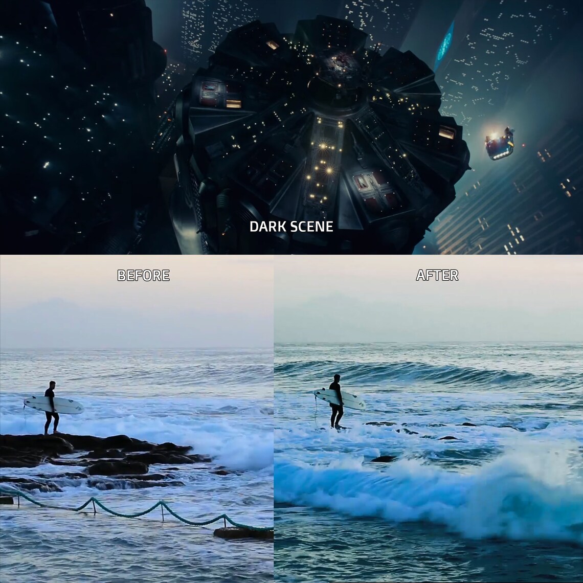 Hollywood LUTS Blade Runner, Luts for Video and Photo Color Grading ...