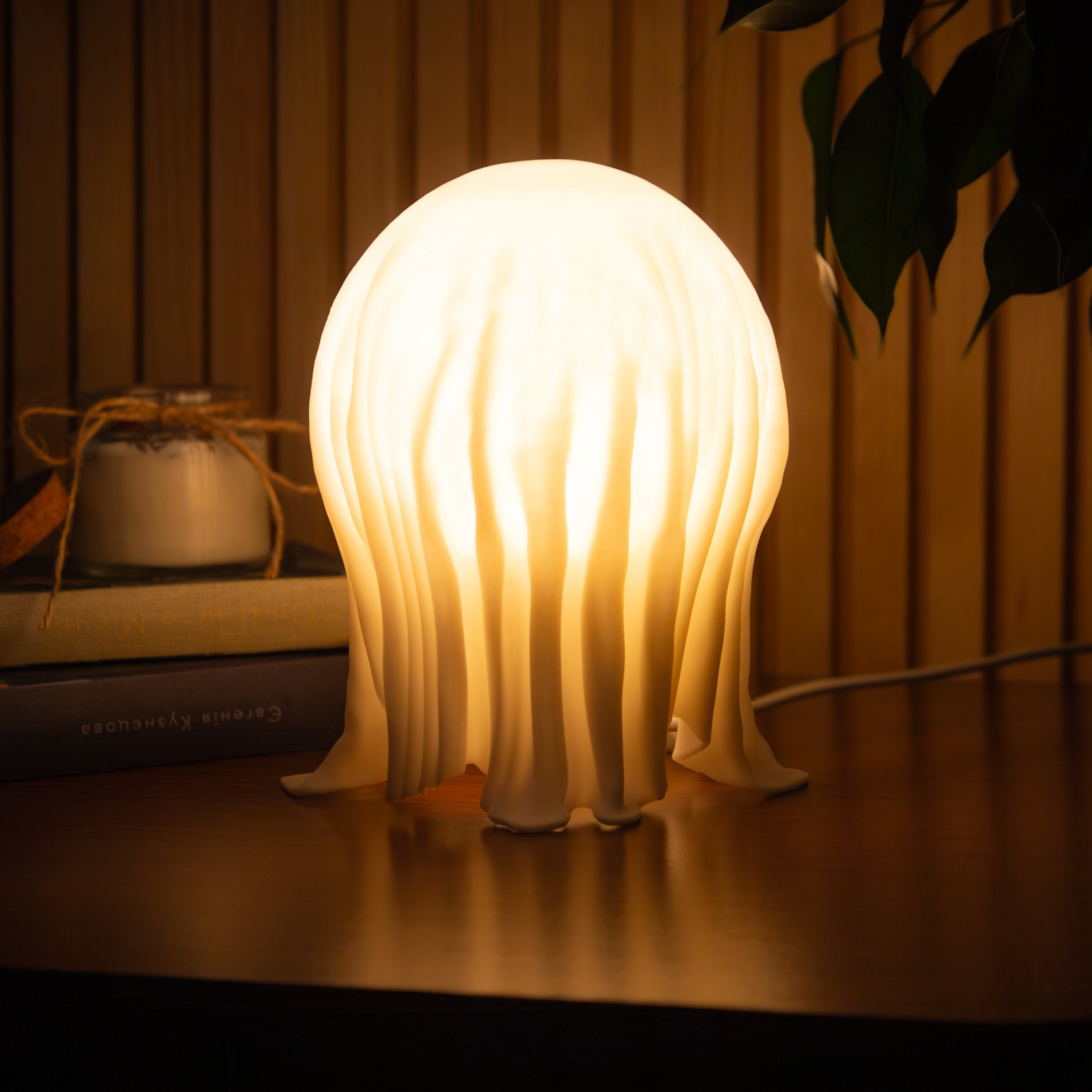 Enchanting Hidden Moon Lamp - Cozy Glow for Your Nightstand - Etsy