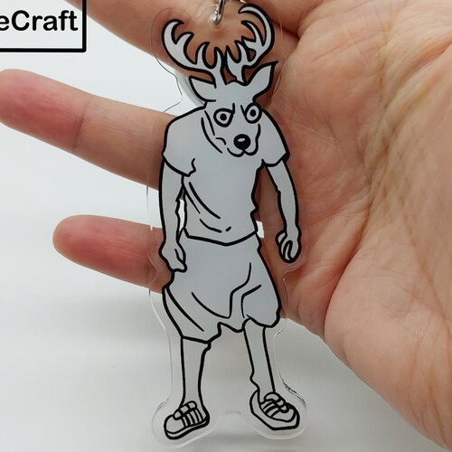 Beastars Angry Louis Acrylic Keychain Charms Funny Anime Furry - Etsy