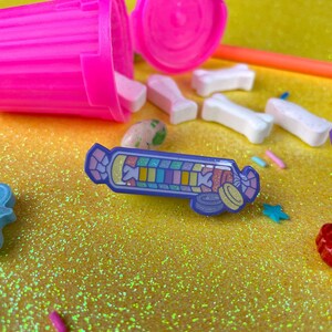 Smarties Candy Enamel Pin, Rocket Candy Pin, Pastel Variant, 90s Candy ...