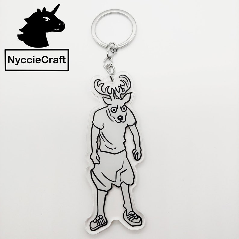 Beastars Angry Louis Acrylic Keychain Charms Funny Anime Furry - Etsy
