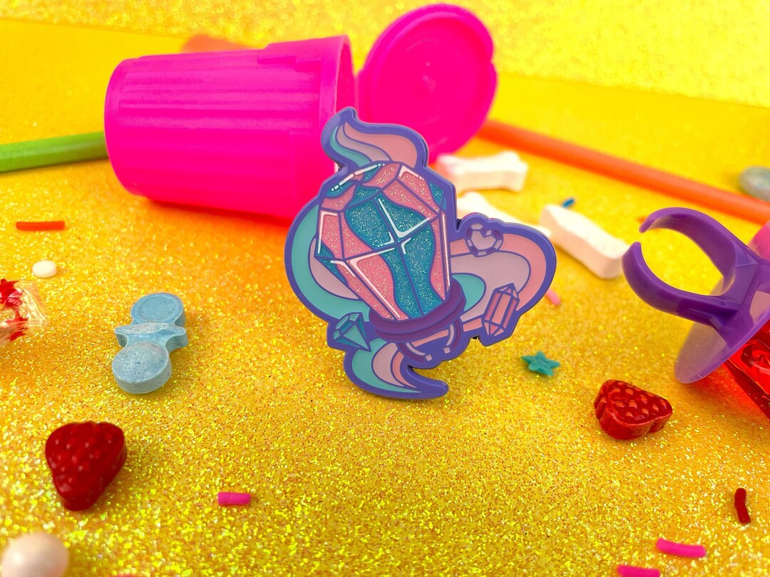 Ring Pop Enamel Pin, Pastel Variant, 90s Candy Sweets Nostalgia Cute ...