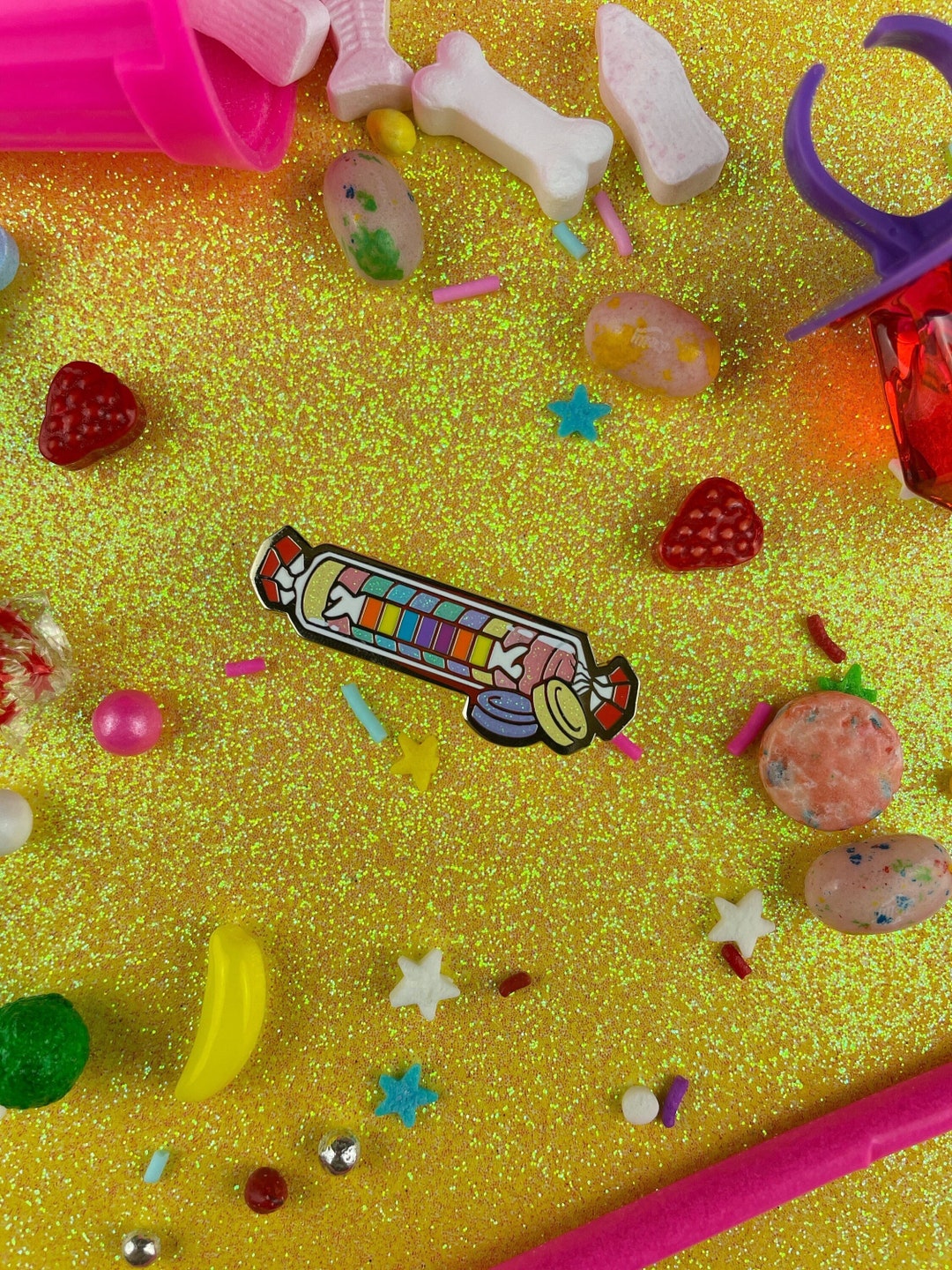 Smarties Candy Enamel Pin, Rocket Candy Pin, OG Variant, 90s Candy ...