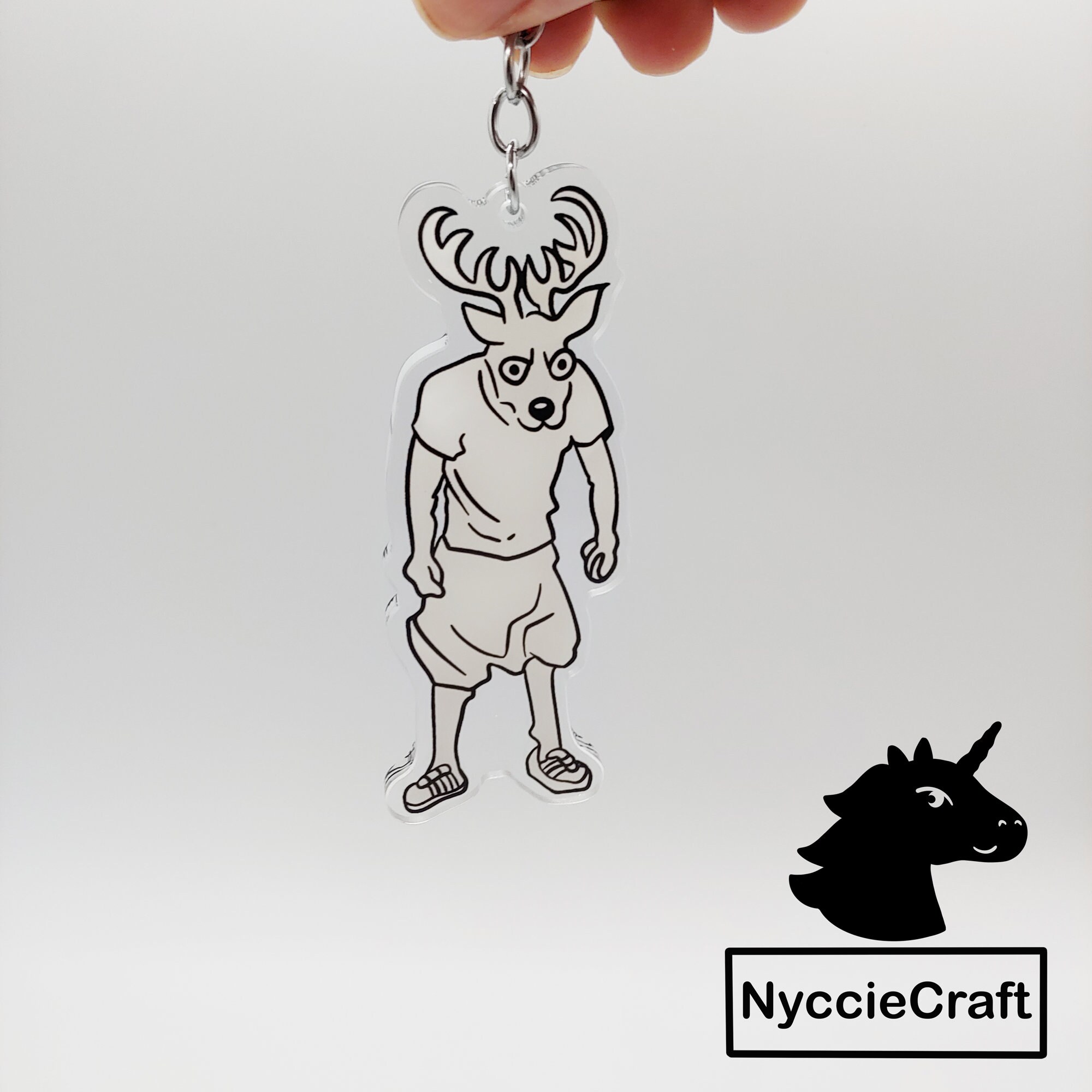 Beastars Angry Louis Acrylic Keychain Charms Funny Anime Furry - Etsy