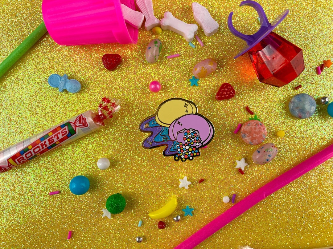 Satellite Wafers UFO Enamel Pin, OG Variant, 90s Candy Sweets Nostalgia ...