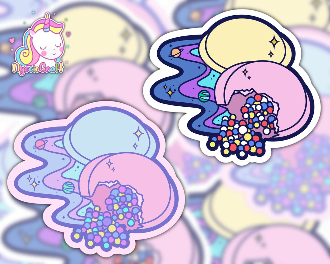 UFO Wafers Satellite 90s Candy Cute Sticker Sweets Nostalgia ...