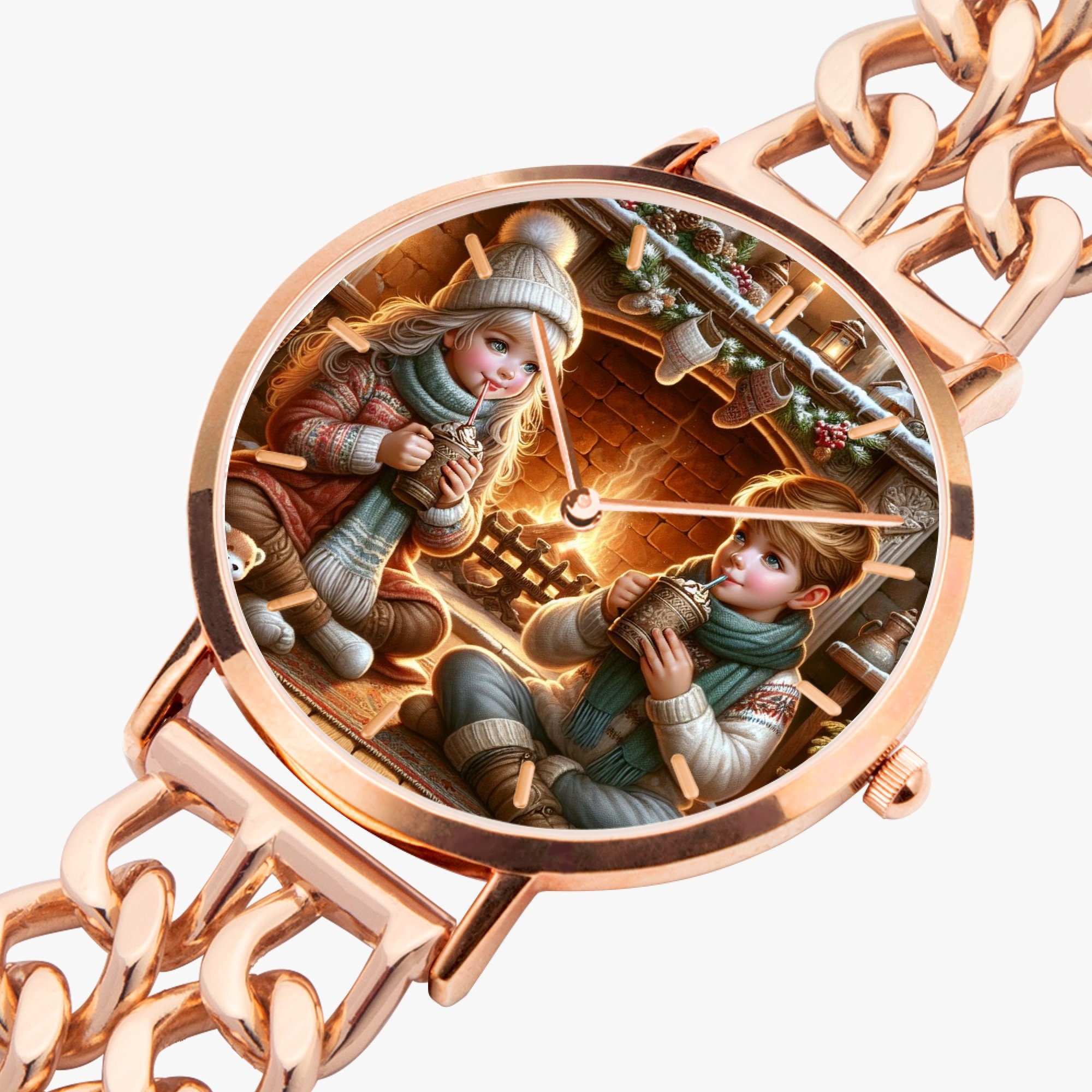 Hot Chocolate 3 Hollow Out Strap Quartz Watch With Indicators - Etsy