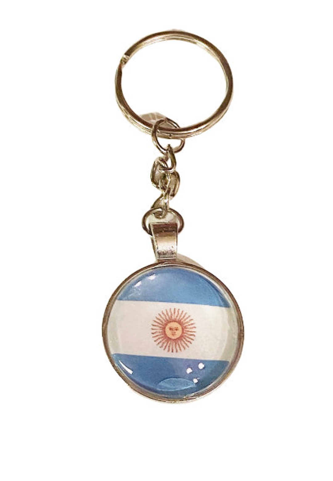 Argentina Flag Keychain - Etsy