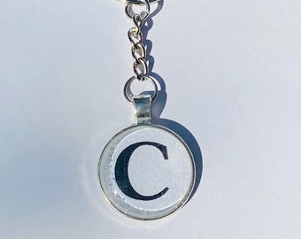 Letter C Keychain - Etsy