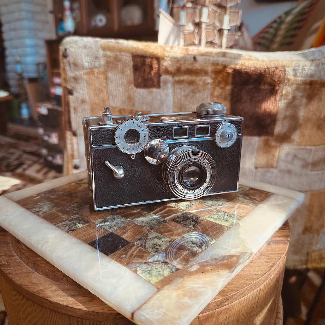 Vintage ARGUS C3 Rangefinder 35mm Camera With F/3.5 50mm Coated Cintar ...