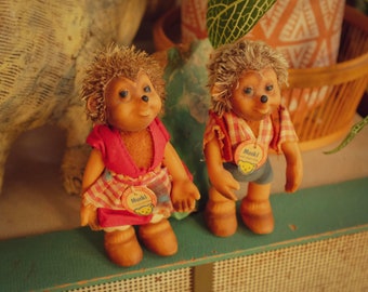 Vintage STEIFF MUCKI and MACKI Hedgehogs 8712, 80 1959-1964 With Chest ...