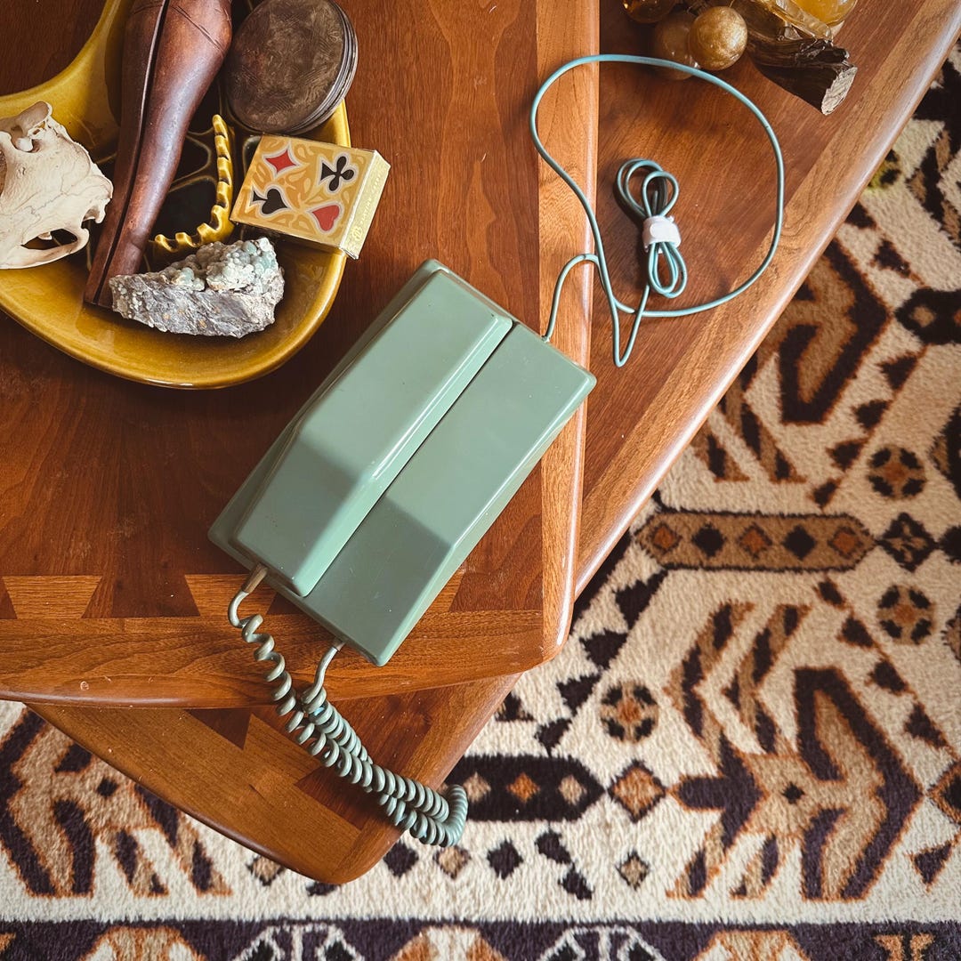 Vintage Rotary Dial Telephone Contempra Northern Electric Phone - Prop ...