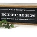 Farmhouse Chalkboard Kitchen Sign Rustic Kitchen Home Decor Self Serve ...