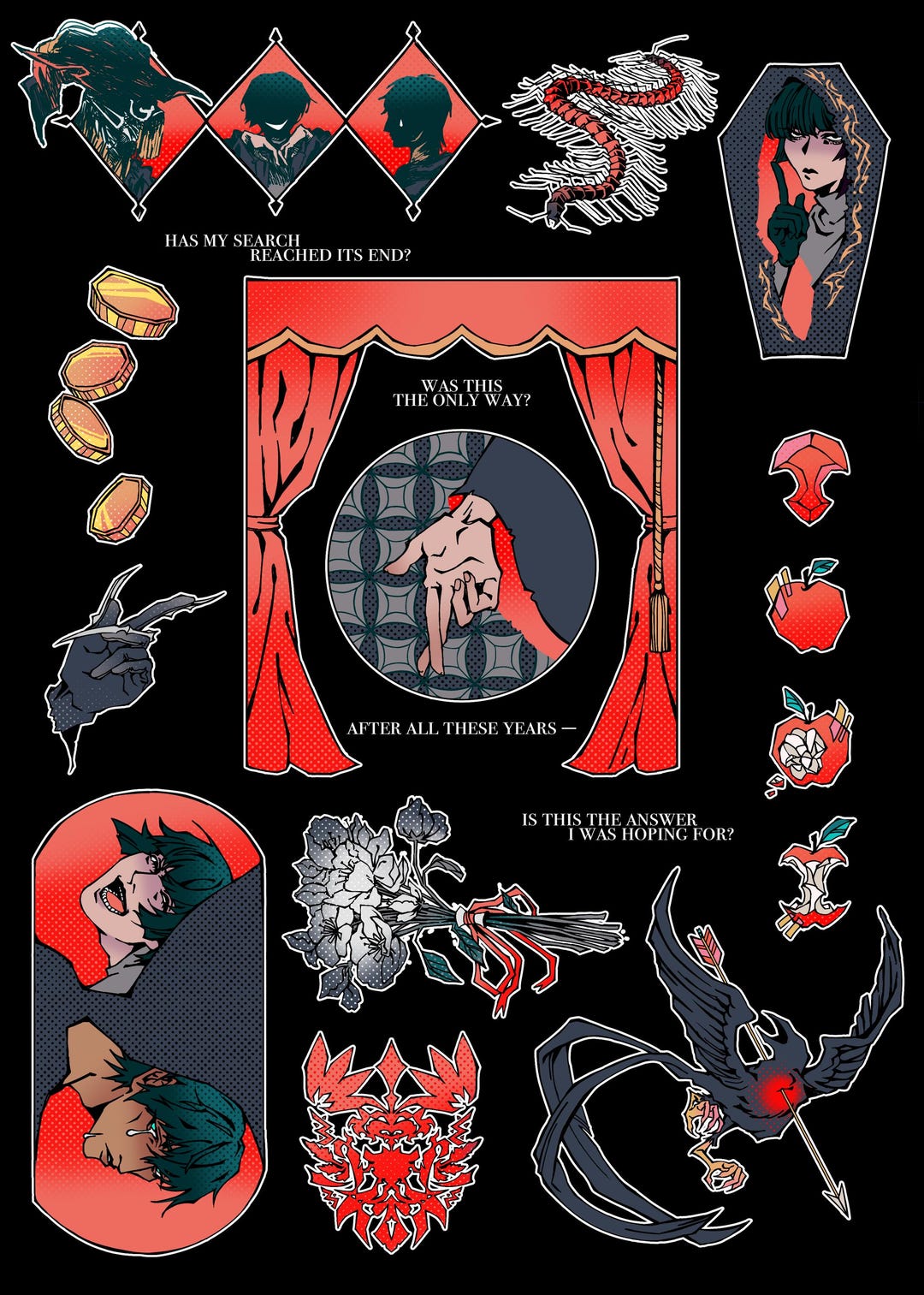 Fandaniel Sticker Sheet - Etsy