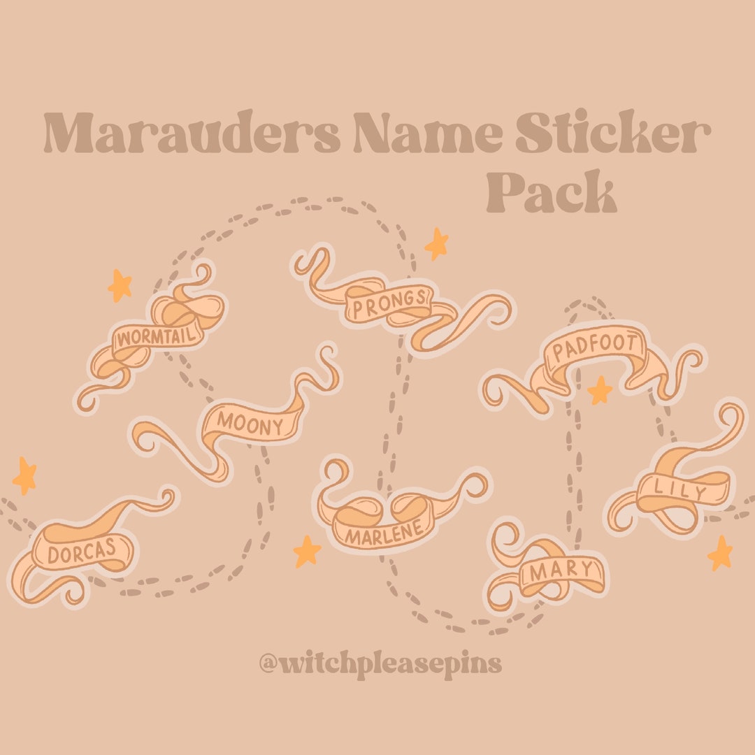 Marauders / All the Young Dudes Sticker Pack - Etsy
