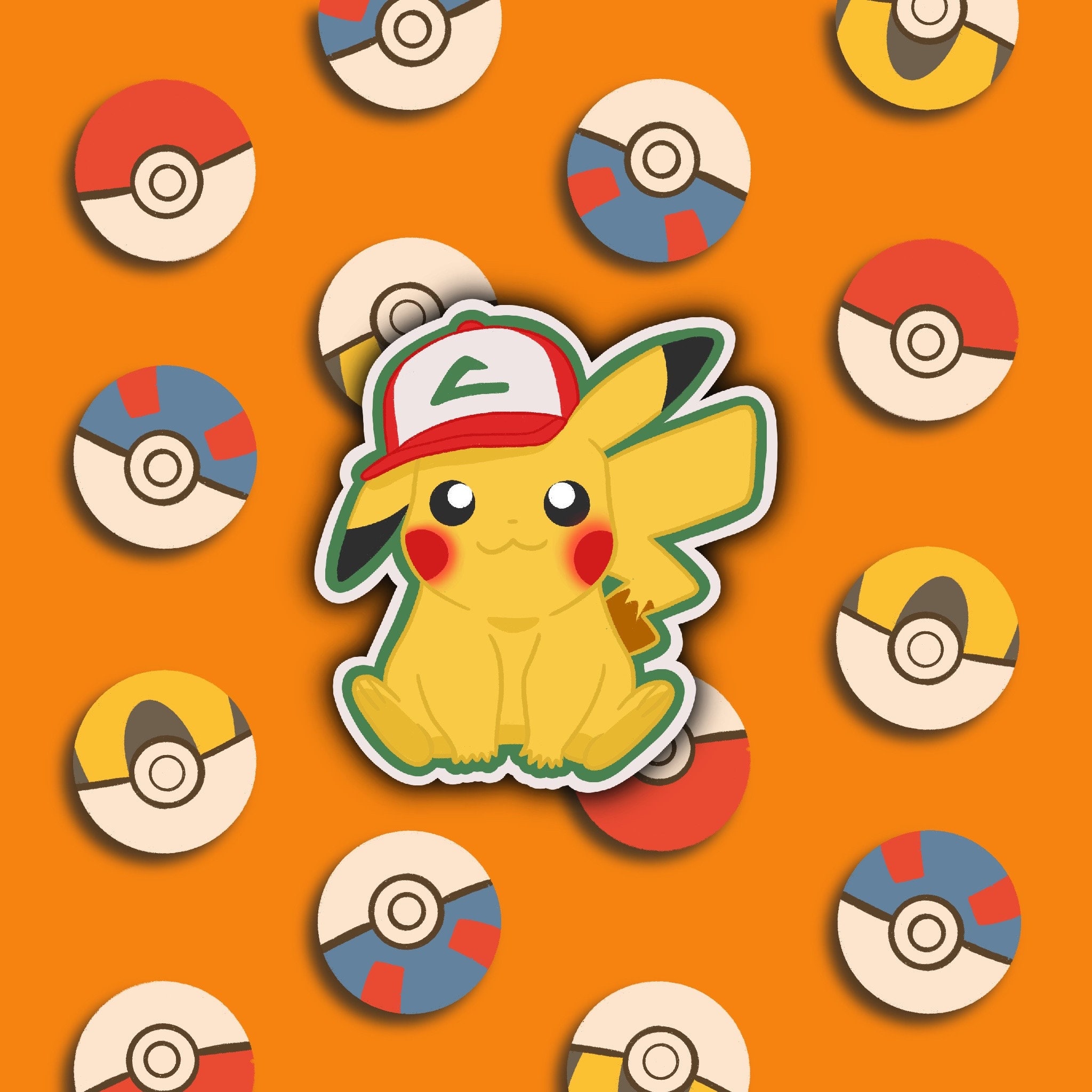 Pokemon Sticker Pack / Pikachu Sticker Pack / Catch Them All - Etsy