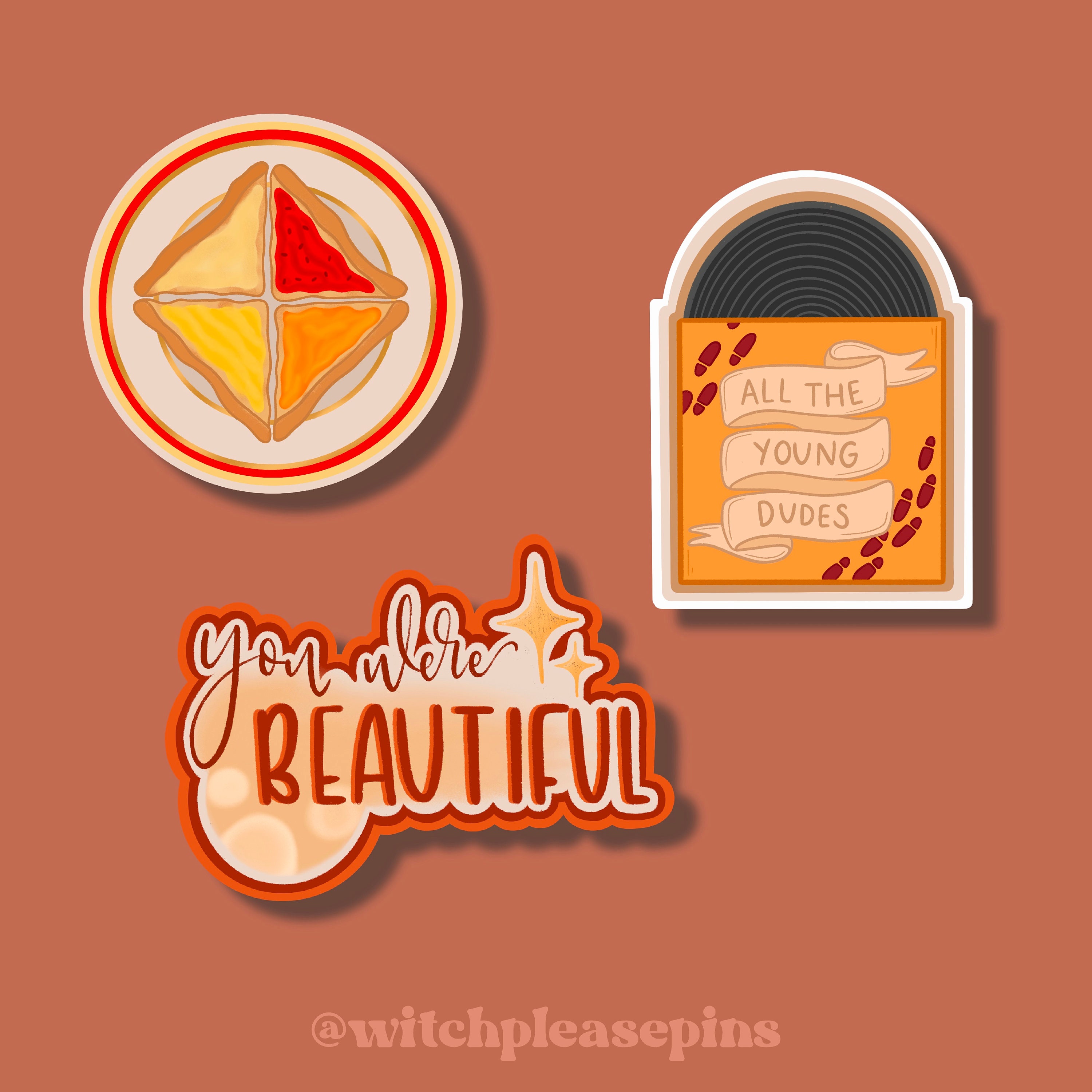 Marauders Era Sticker Pack / All the Young Dudes Inspired - Etsy UK