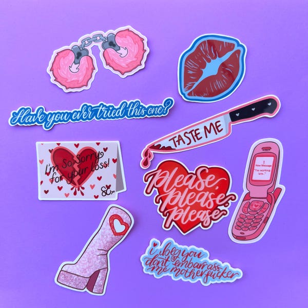 Sabrina Carpenter Stickers - Etsy