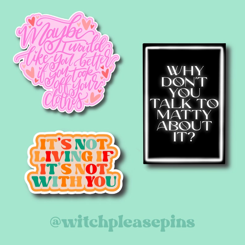 The 1975 Sticker Pack / Matty Healy Stickers / Matty Healy - Etsy