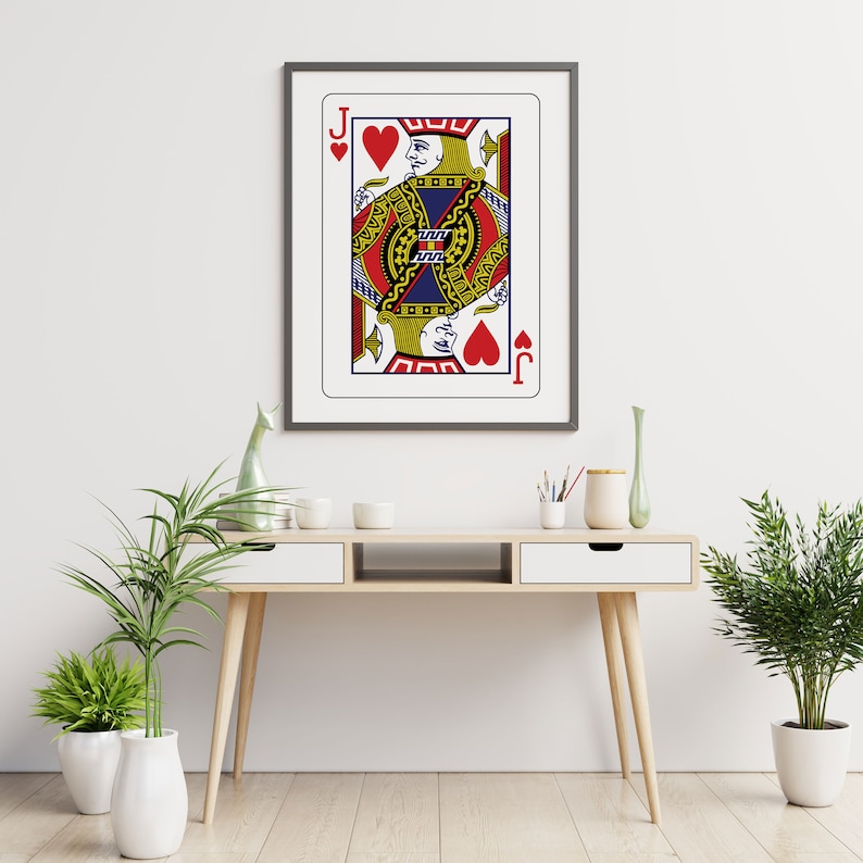 Playing Card Art, Playing Card Wall Prints, Poker Card Files, Printable ...