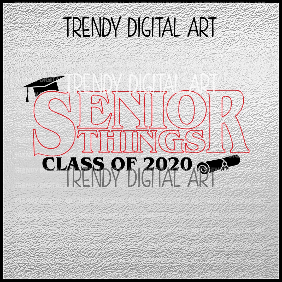 Senior Things Stranger High Resolution 300dpi SVG-PNG-JPG Digital ...