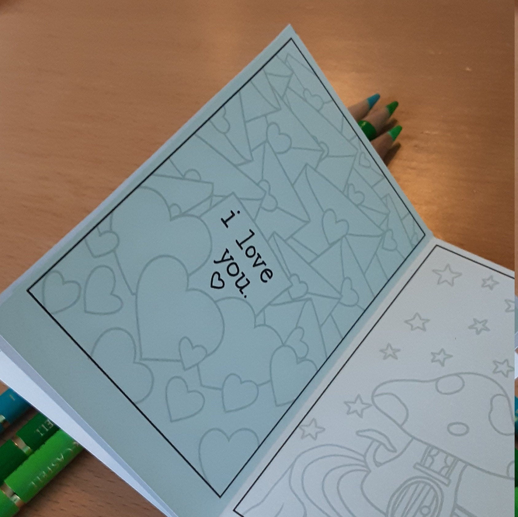 Colour This Zine - A Mini-zine to Print, Fold and Colour! - Etsy