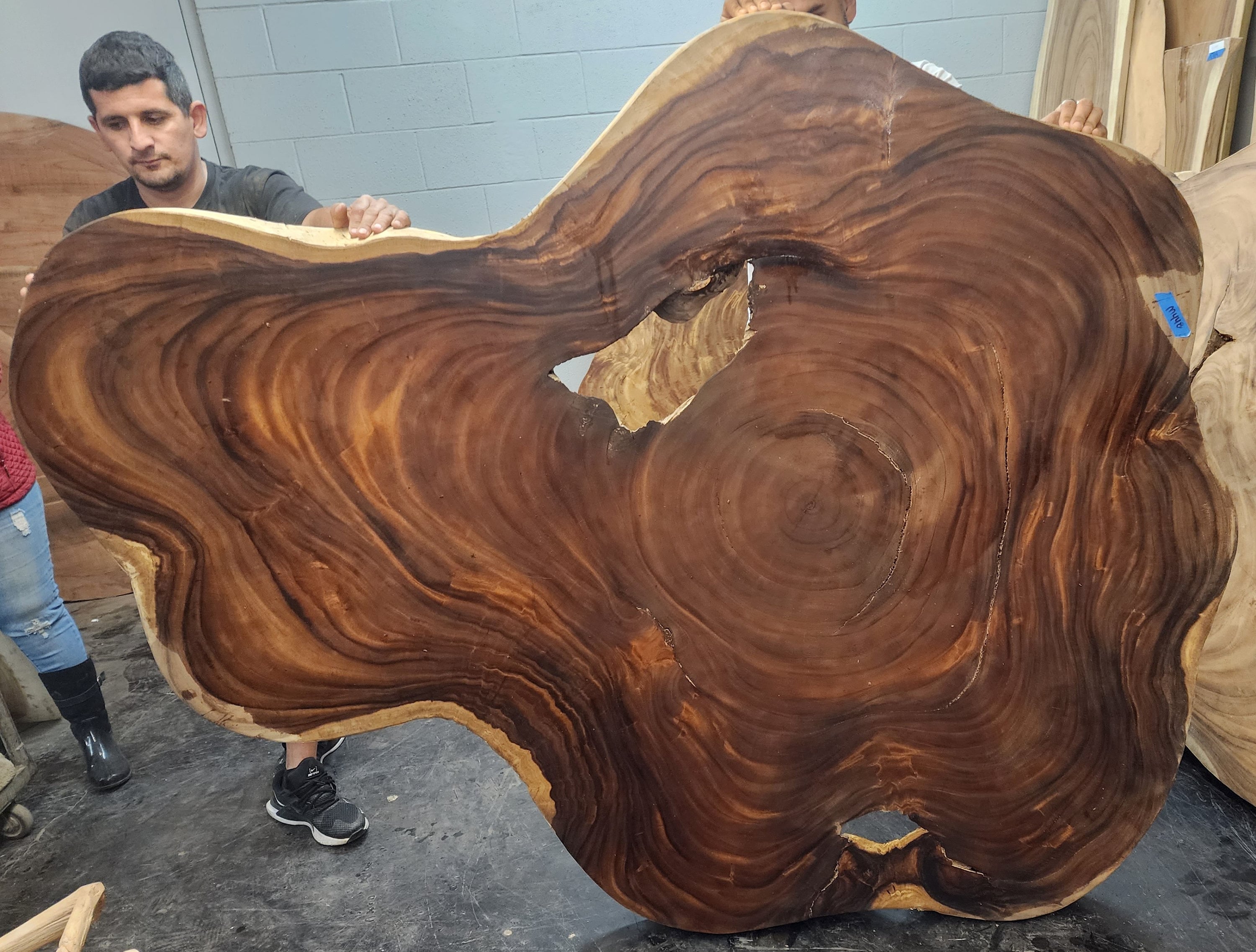 Monkeypod Wood Slab 81.5in. M448 Custom Table - Etsy