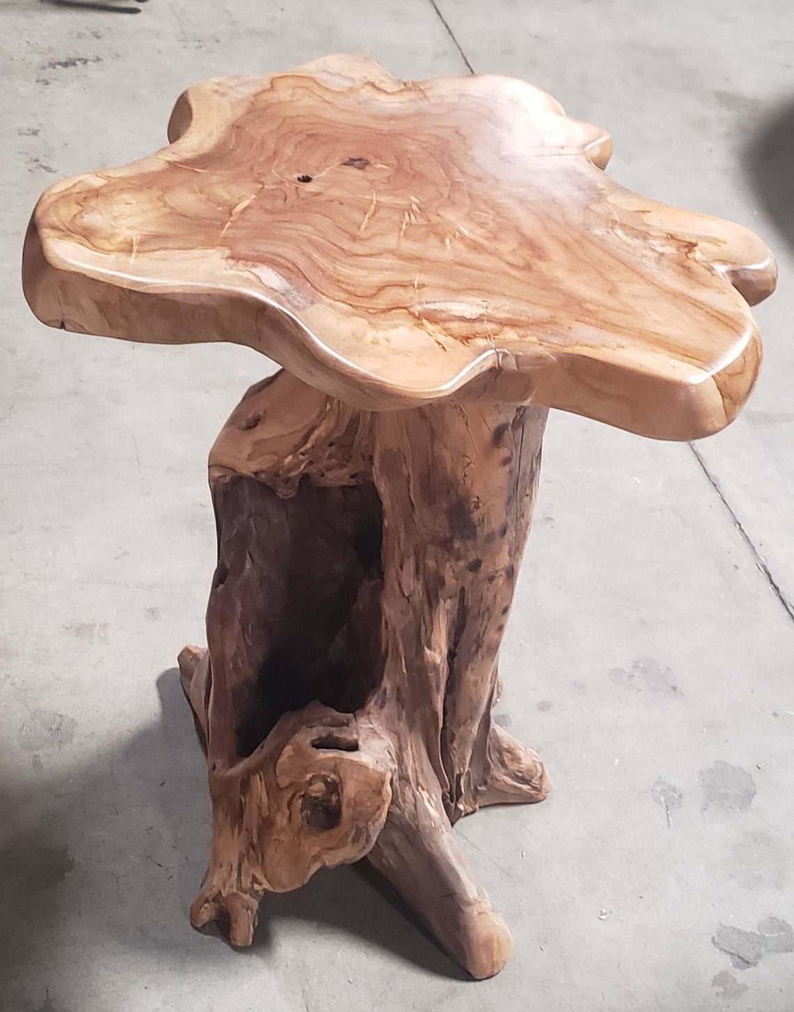Teak Root Stool EACH Buy Several Root Live Edge Bath Entry - Etsy