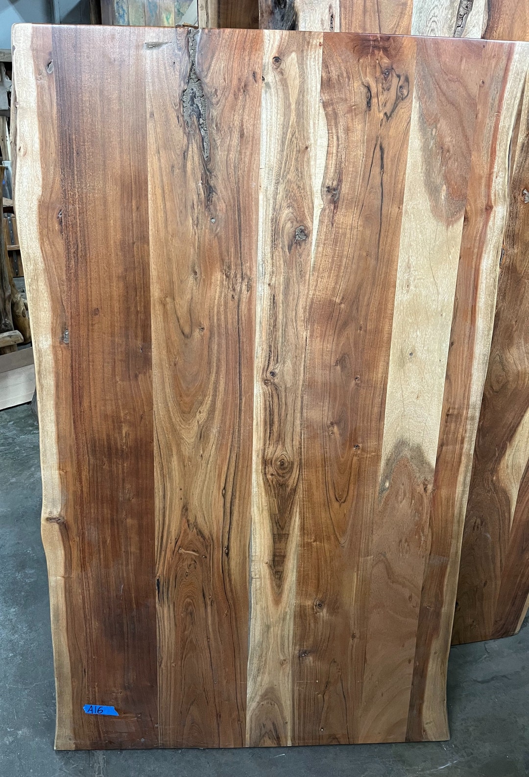 Black Acacia Slab 5ft. A16 Custom Table - Etsy