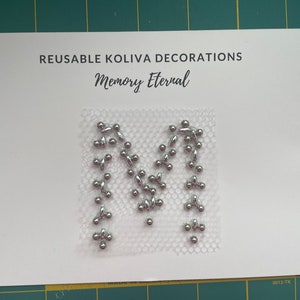 Beaded Letter: Reusable Koliva Decoration, Greek/english (sold ...