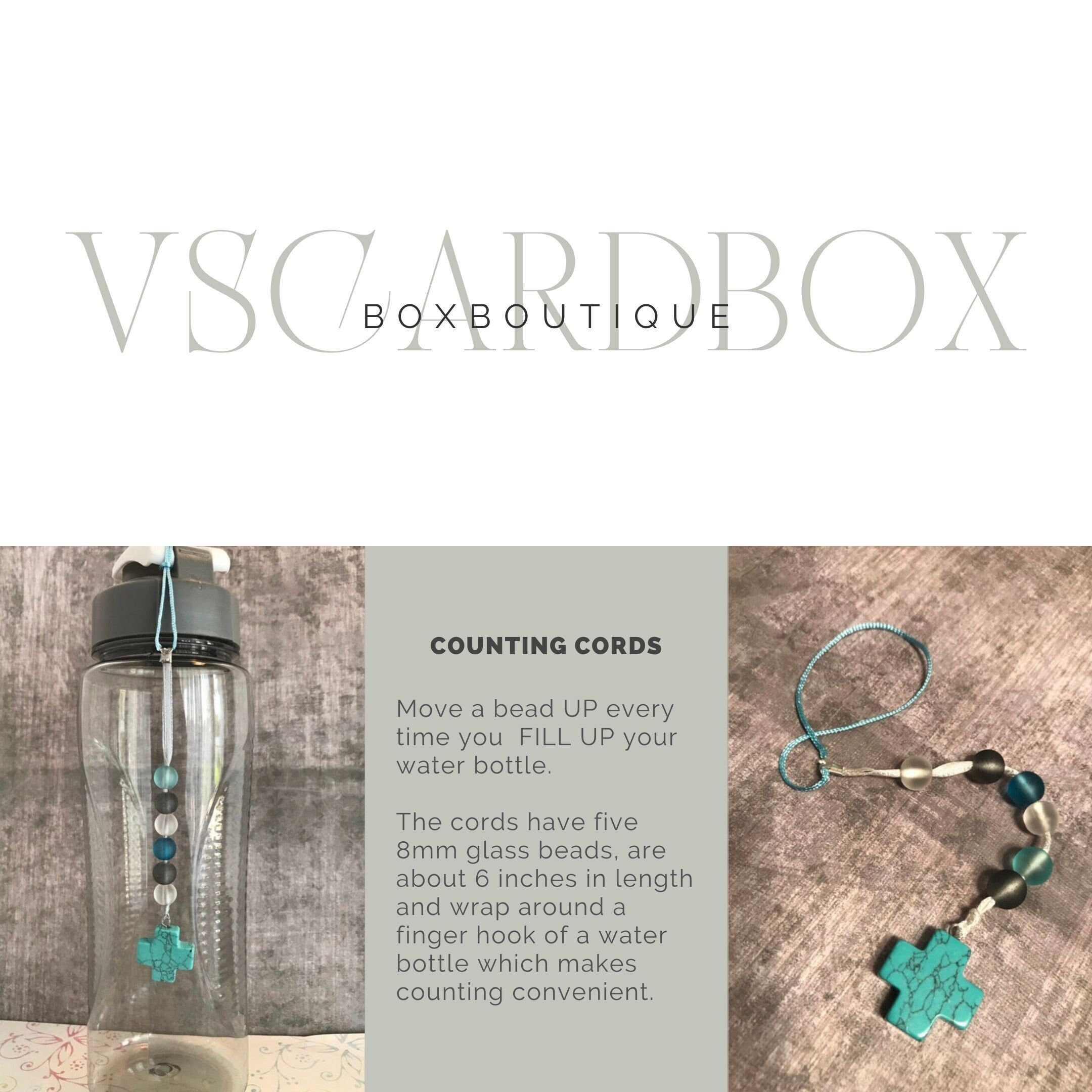 Healthy Habit Counting Cord Water Tracker for Finger Loop of | Etsy