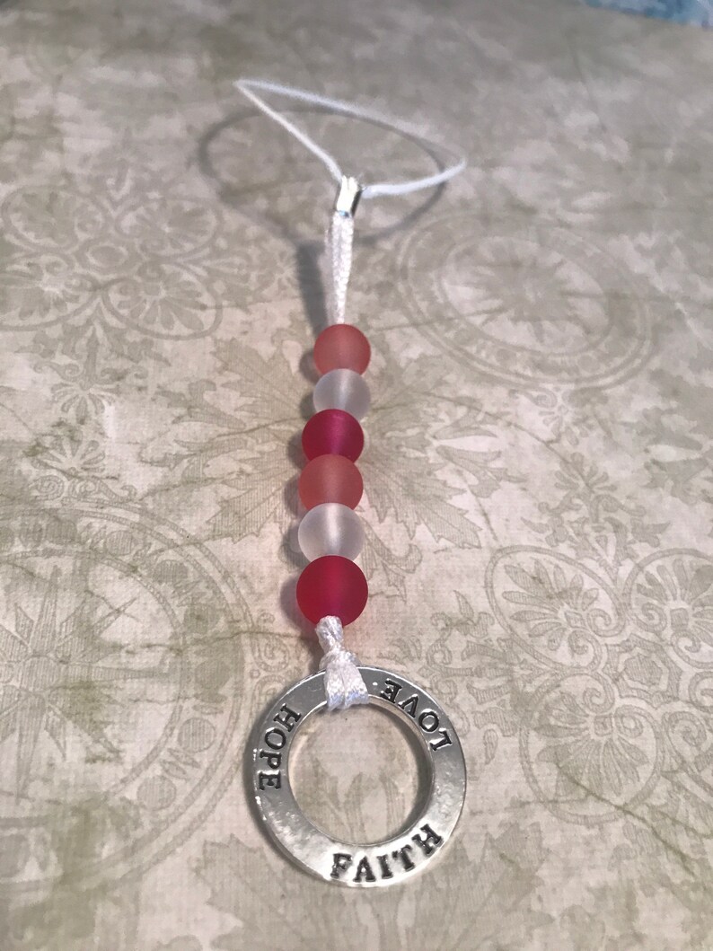 Refill Counting Cord Water Tracker Faith Hope Love Attach to | Etsy