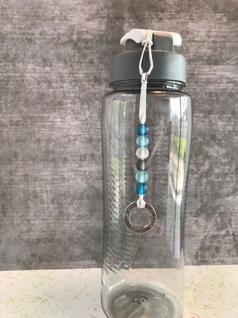 Refill Counting Cord Water Tracker Faith Hope Love Attach to | Etsy