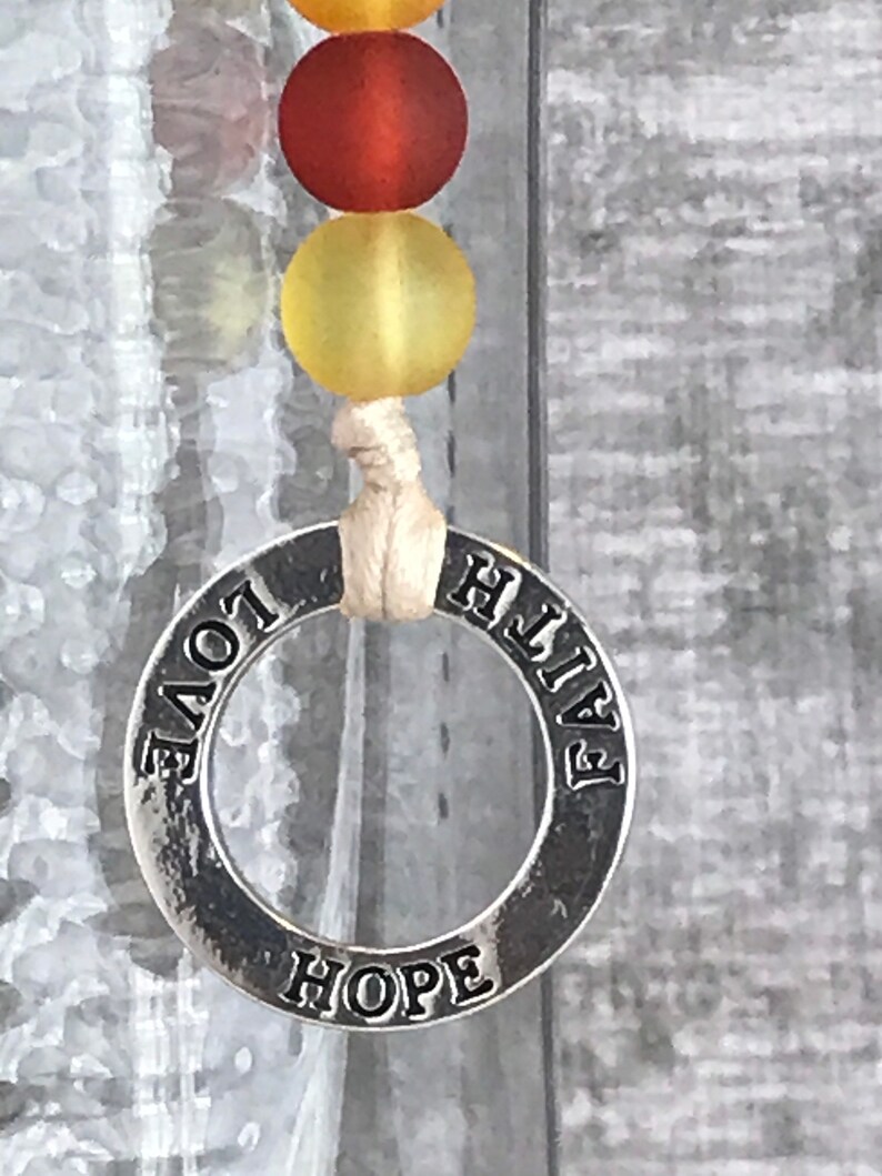 Refill Counting Cord Water Tracker Faith Hope Love Attach to | Etsy