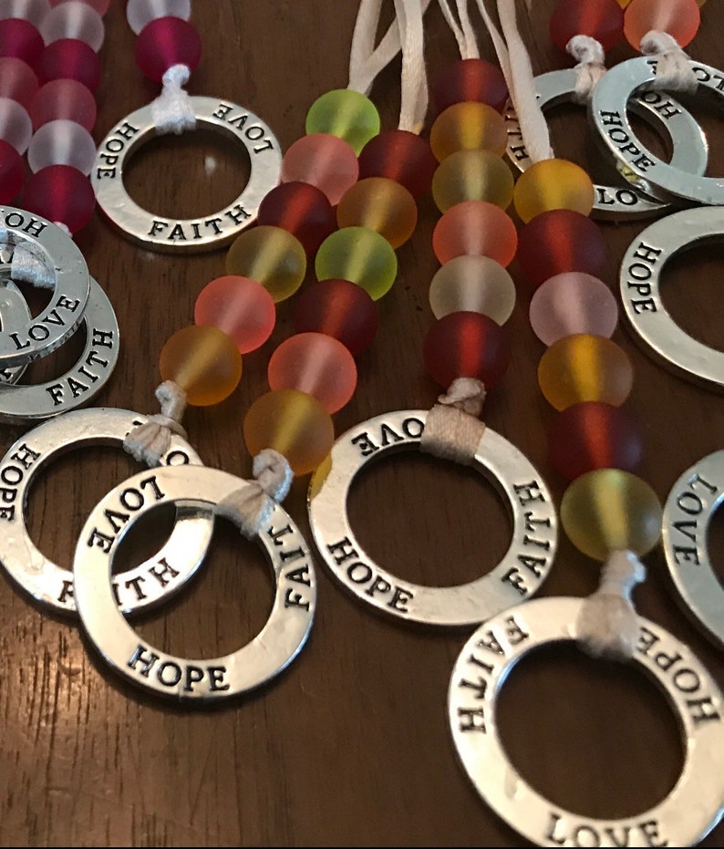 Refill Counting Cord Water Tracker Faith Hope Love Attach to | Etsy