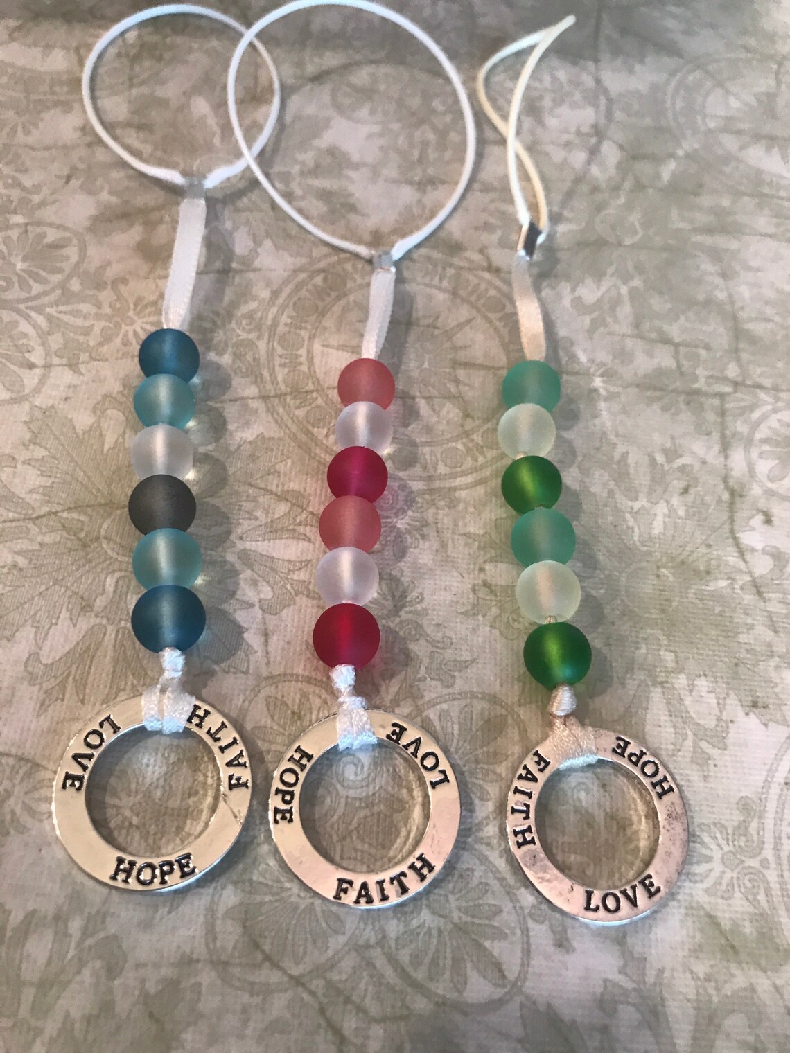 Refill Counting Cord Water Tracker Faith Hope Love Attach to | Etsy