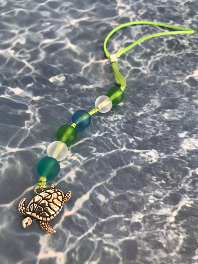 Water Tracker Frog or Sea Turtle With Glass Bead Attachable | Etsy