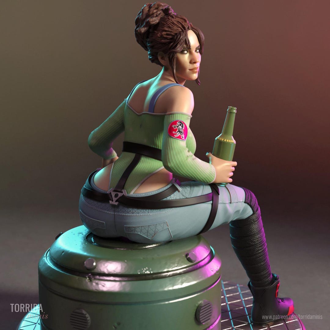 Panam Palmer - High Detail Multi-part Resin Kit - Femme Fatale - Fantasy - Resin 3D Printed ...