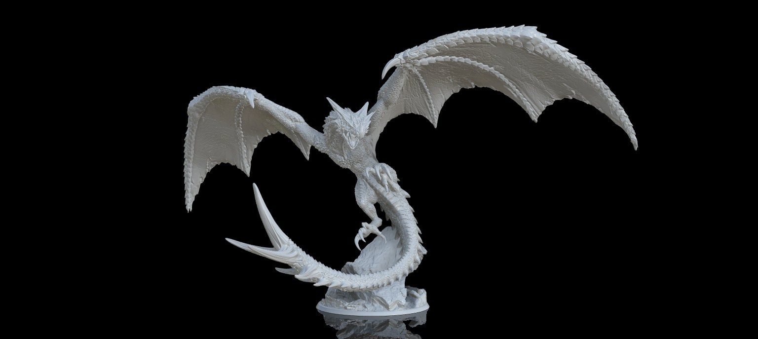 Wyvern Dragon High Detail Multi-part Miniature Resin 3D - Etsy Canada