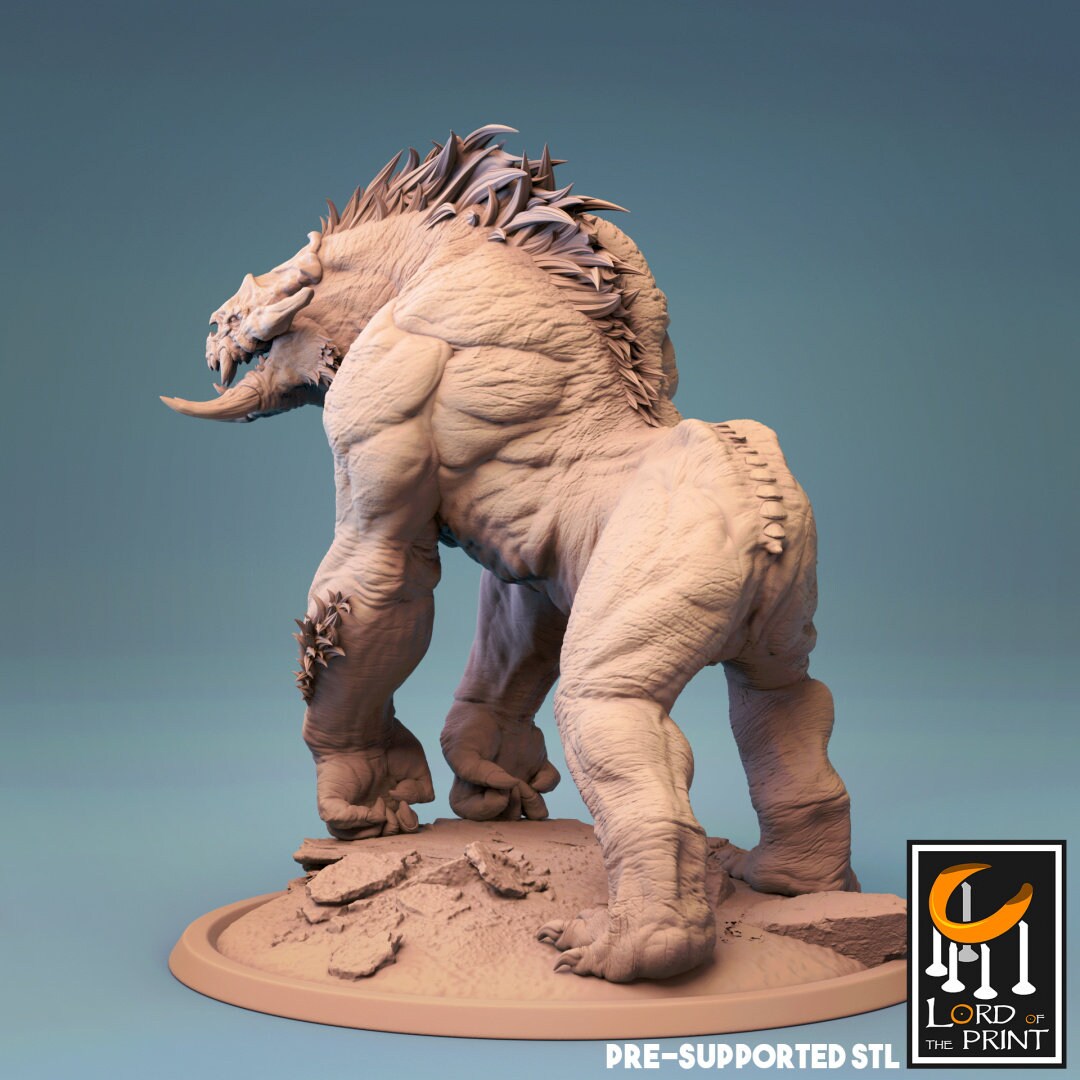 Barluga - High Detail Resin 3D Printed - Dungeons and Dragons - D&D ...