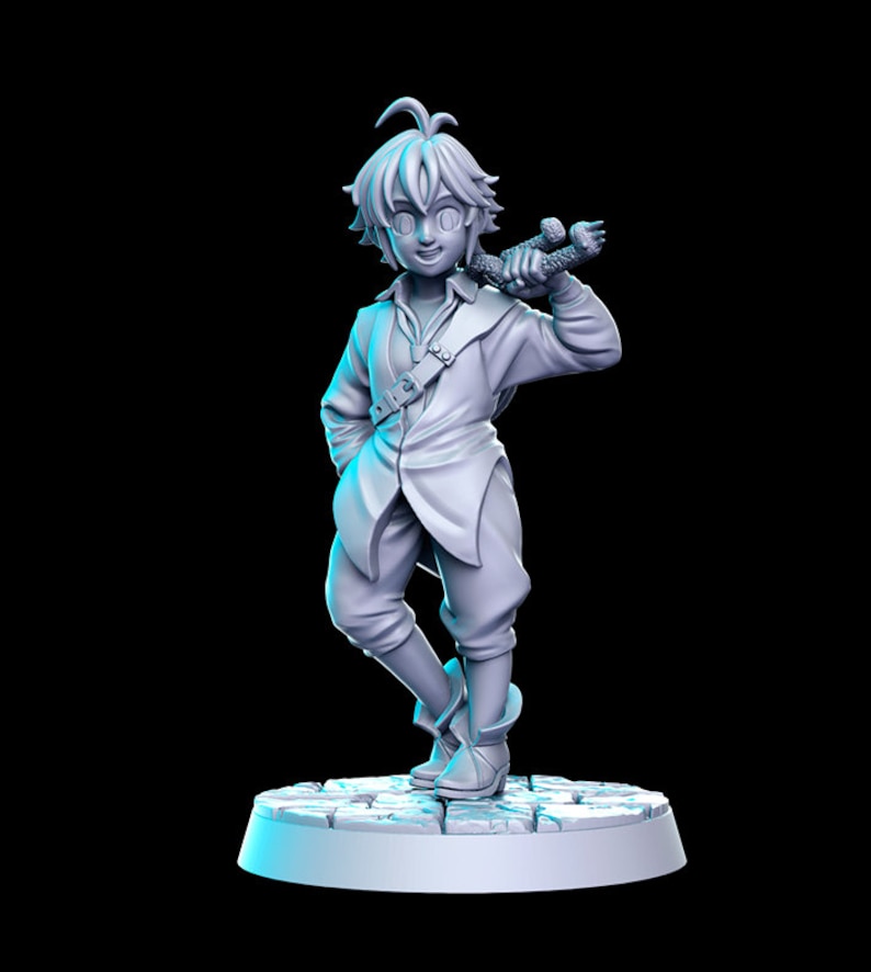 Meliodas Anime Series 3D Resin Printed Miniature Tabletop Games D&D ...