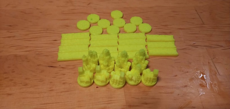 Settlers of Catan Board Game 3D Printed Hand Painted | Etsy