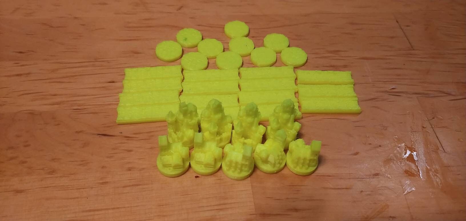 Settlers of Catan board game 3D printed hand painted | Etsy