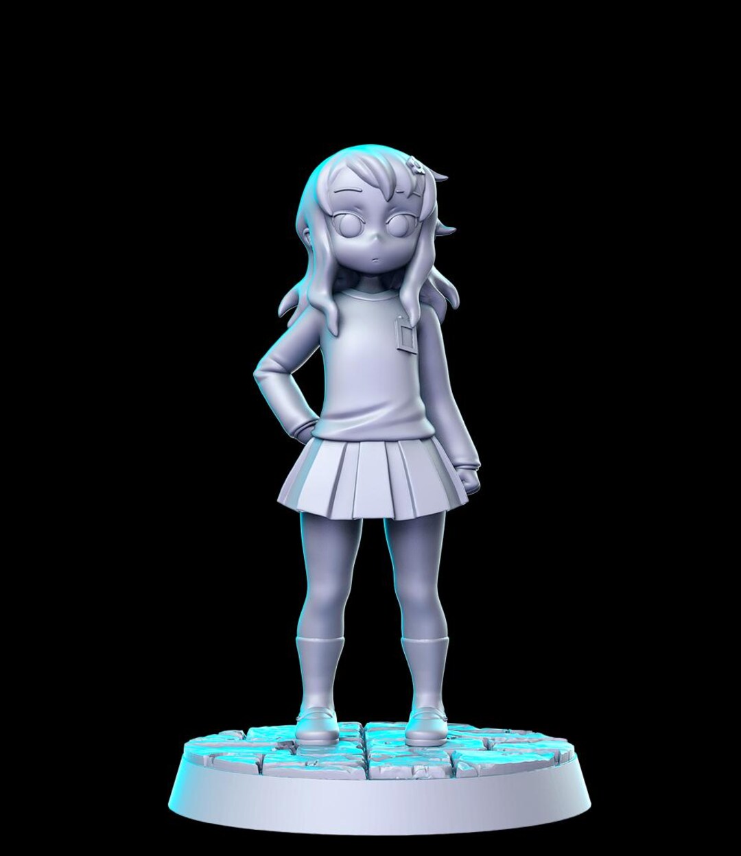 Saikawa - Anime - 3D Printed Resin Miniature for Tabletop Games ...
