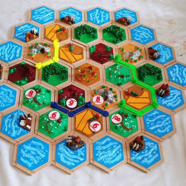 Settlers of Catan - Etsy